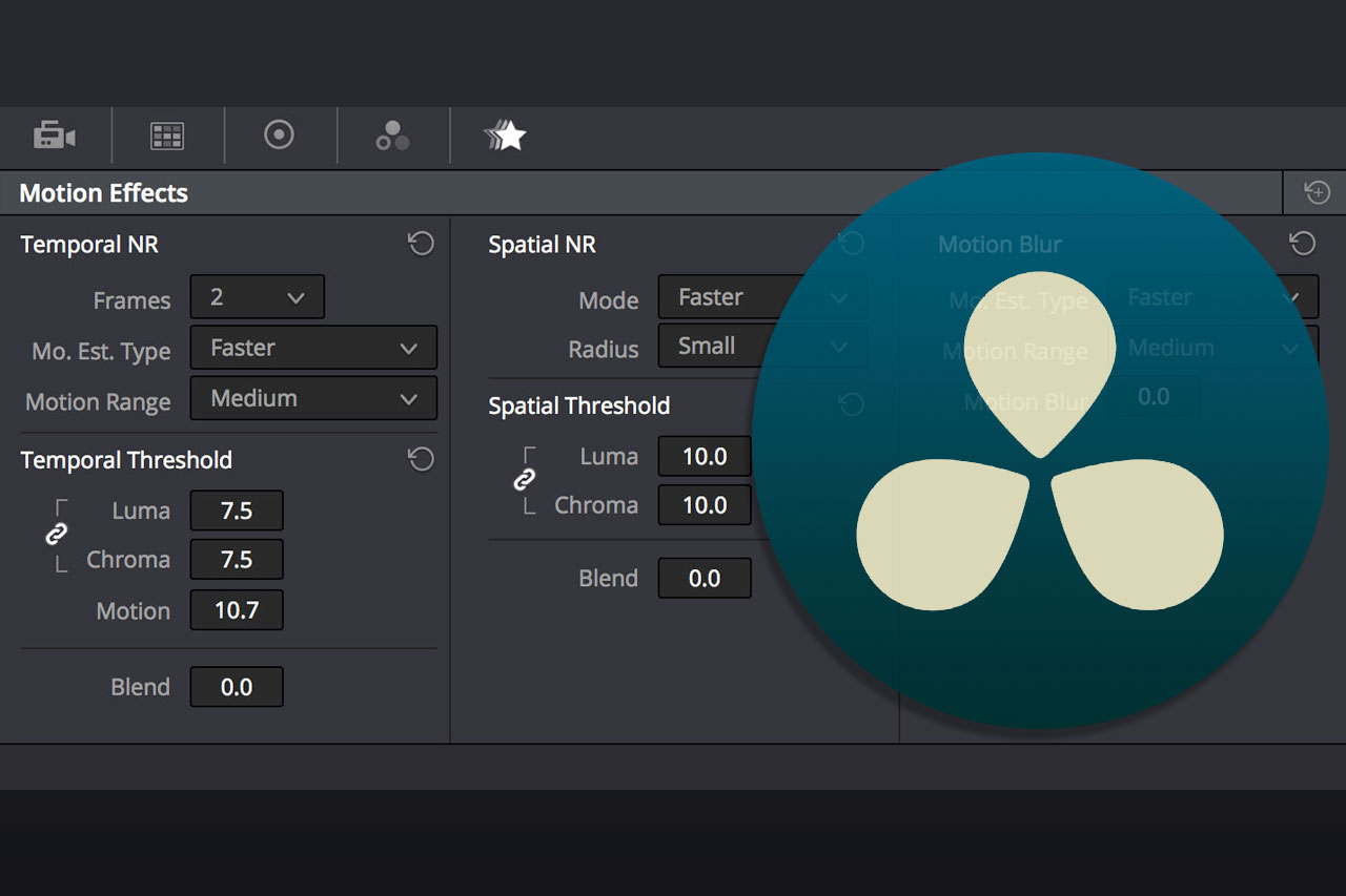 DaVinci Resolve 14 Motion Effects Palette SMAKtalk